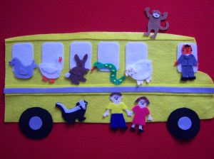Making a Flannelboard: “Seals on the Bus” – storytime katie