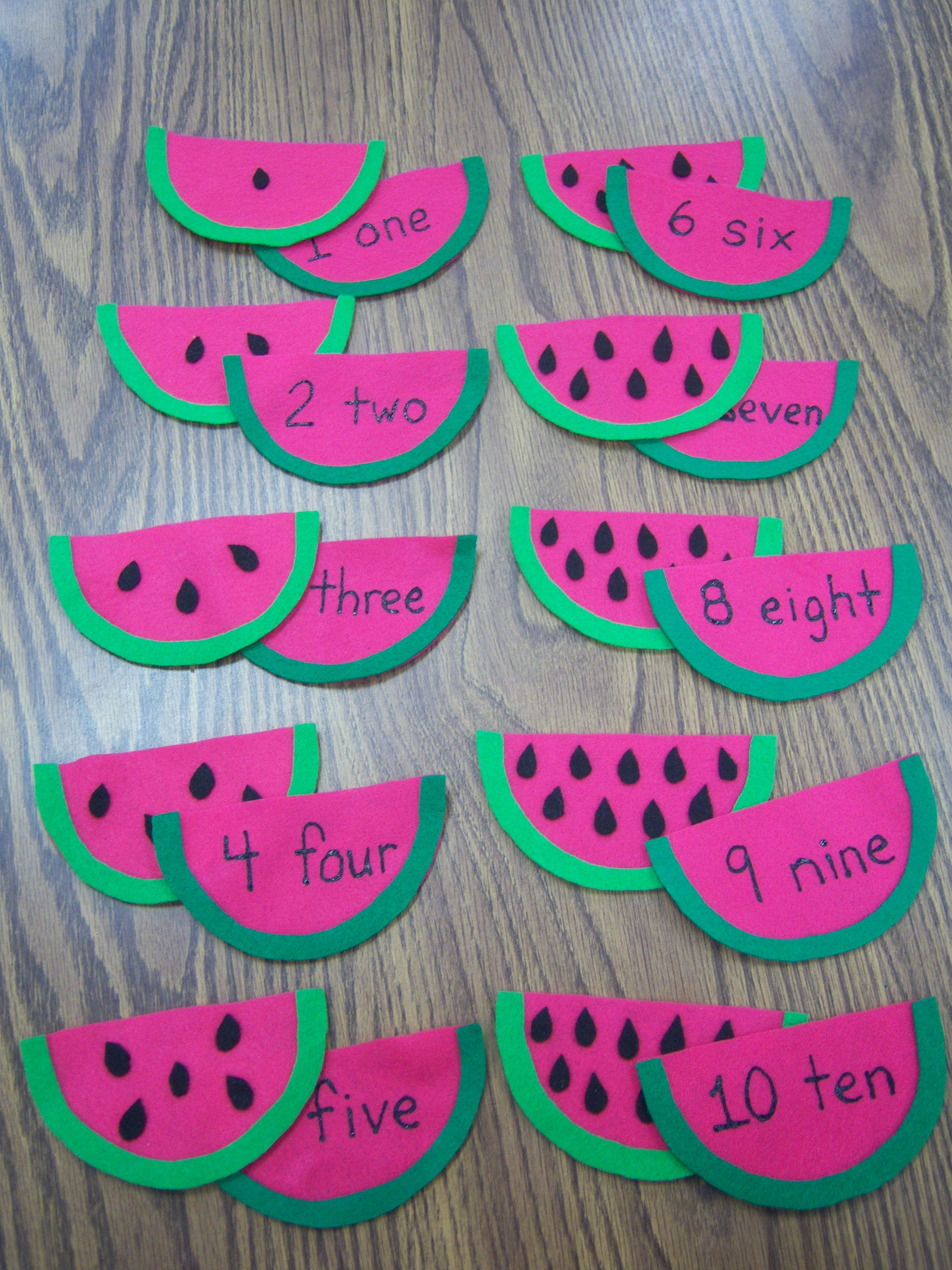 Flannel Friday: Watermelon! – storytime katie