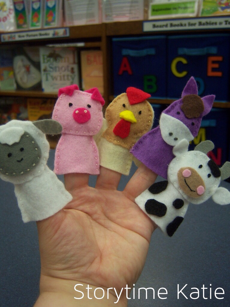 Flannel Friday: Farm Finger Puppets – storytime katie